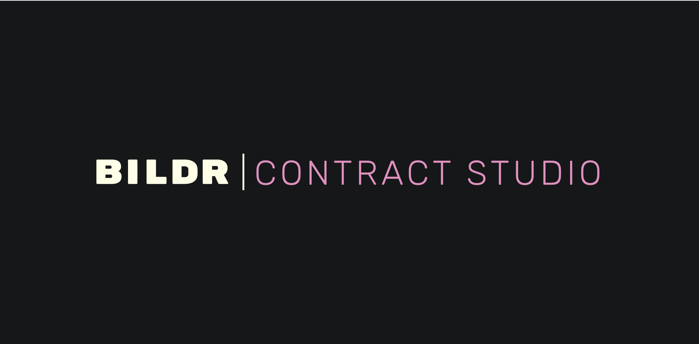 Bildr | Contract Studio